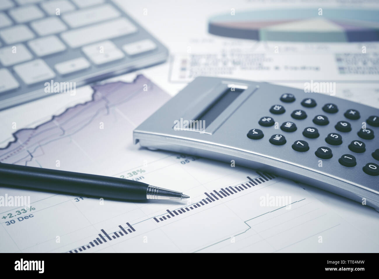 Financial graphs charts on hi-res stock photography and images - Alamy