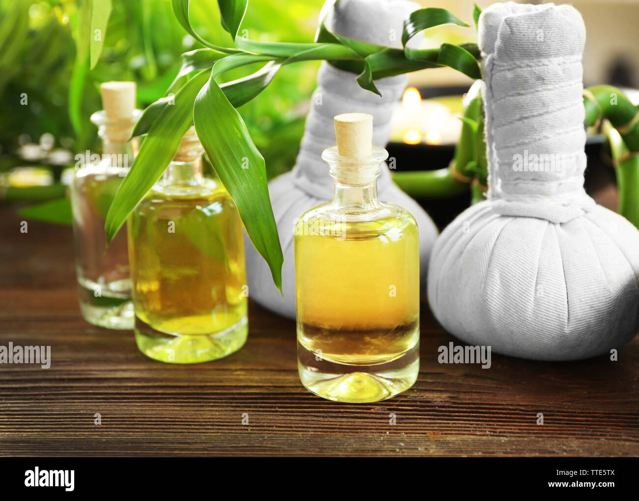 Spa set closeup Stock Photo - Alamy