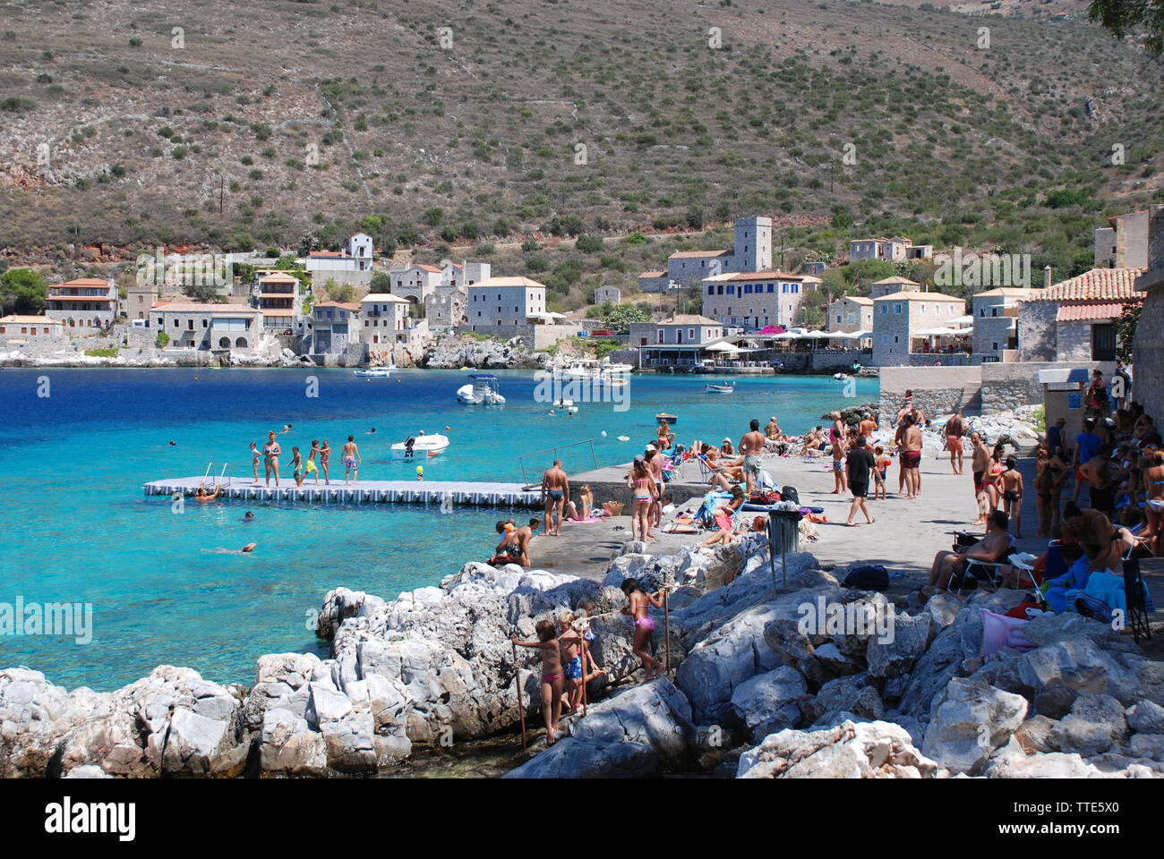 Mani region at the Peloponnese in Greece. Summer 2018 Stock Photo - Alamy