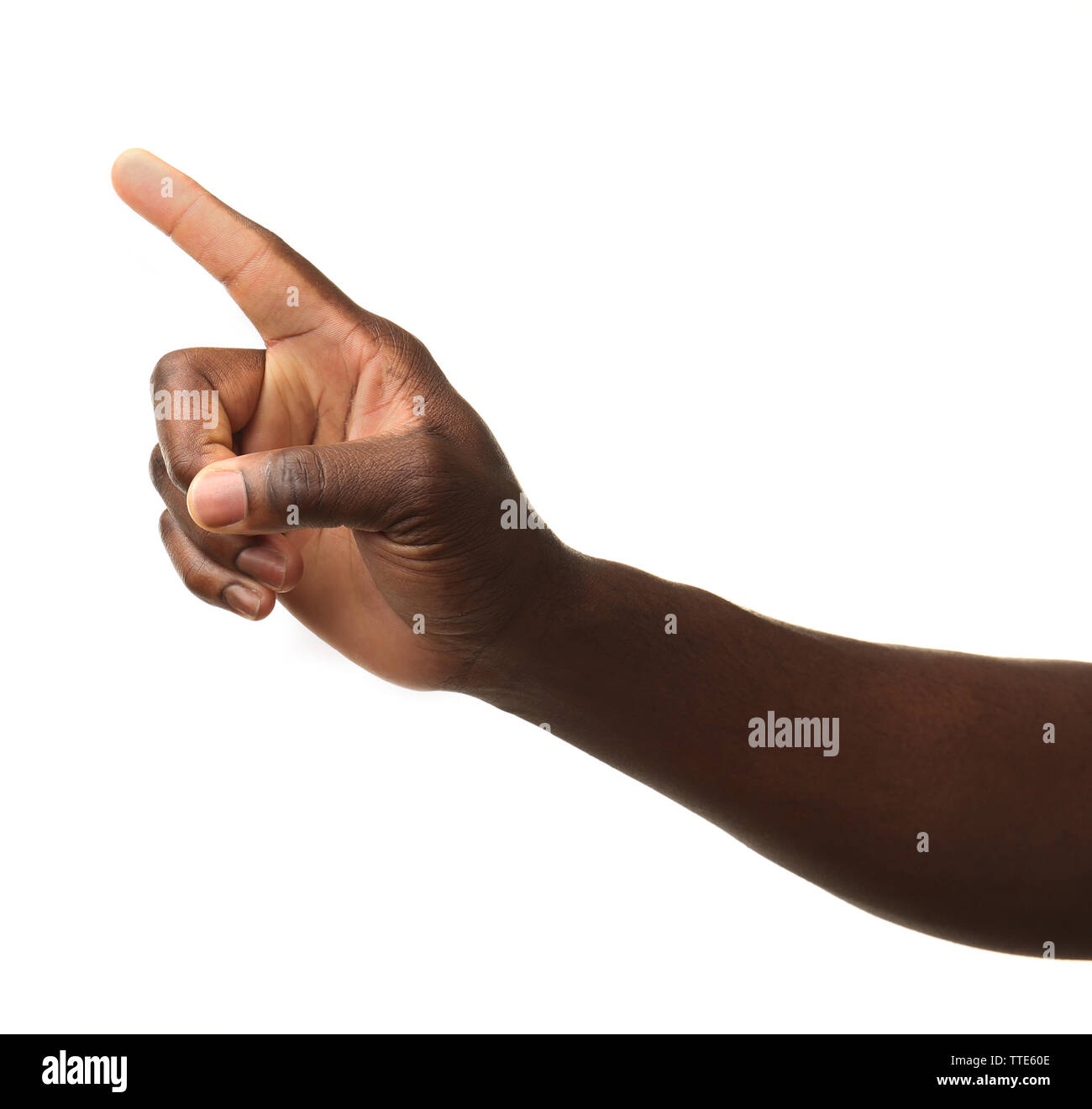 Human hand isolated on white Stock Photo - Alamy