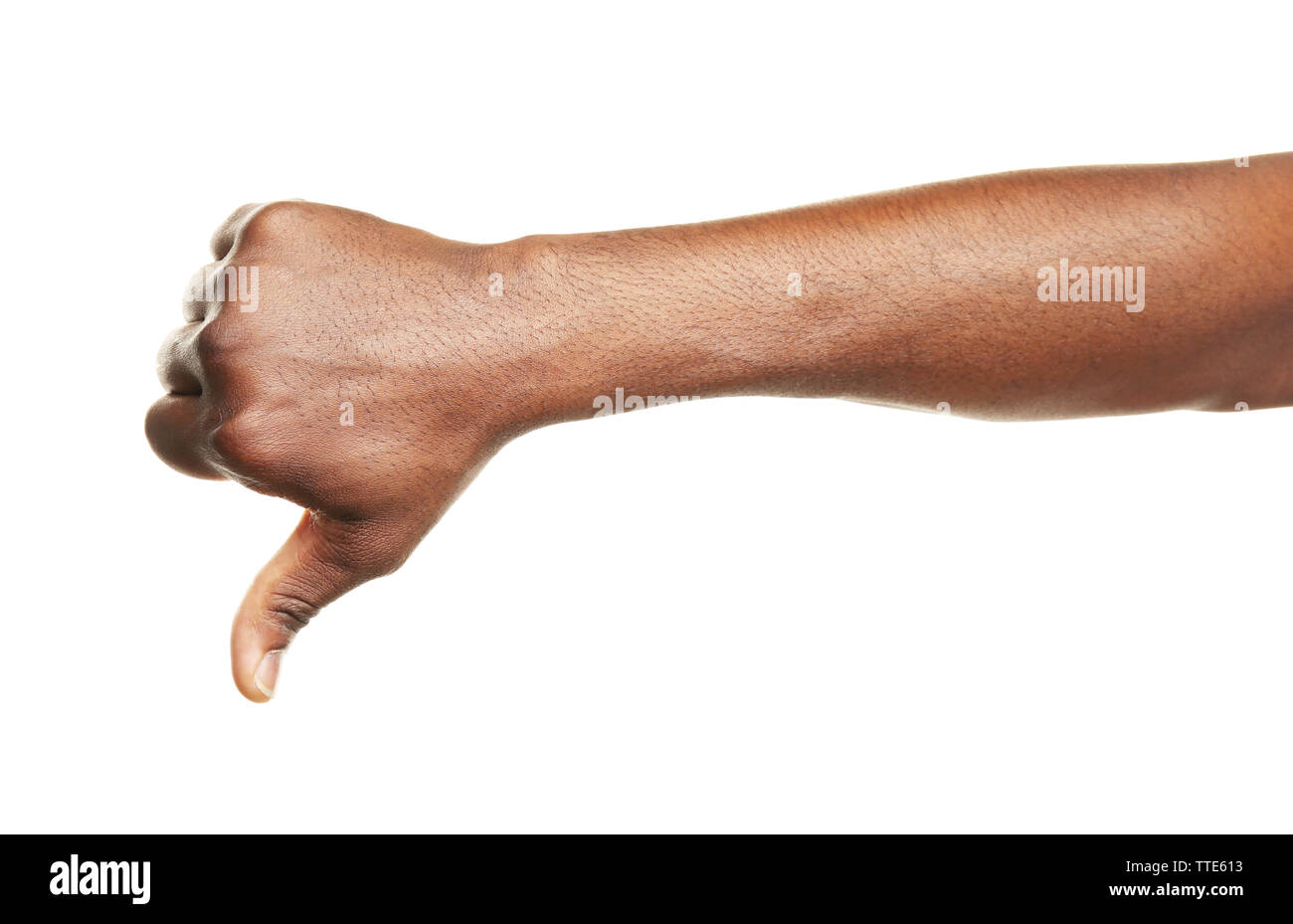 Human hand isolated on white Stock Photo - Alamy