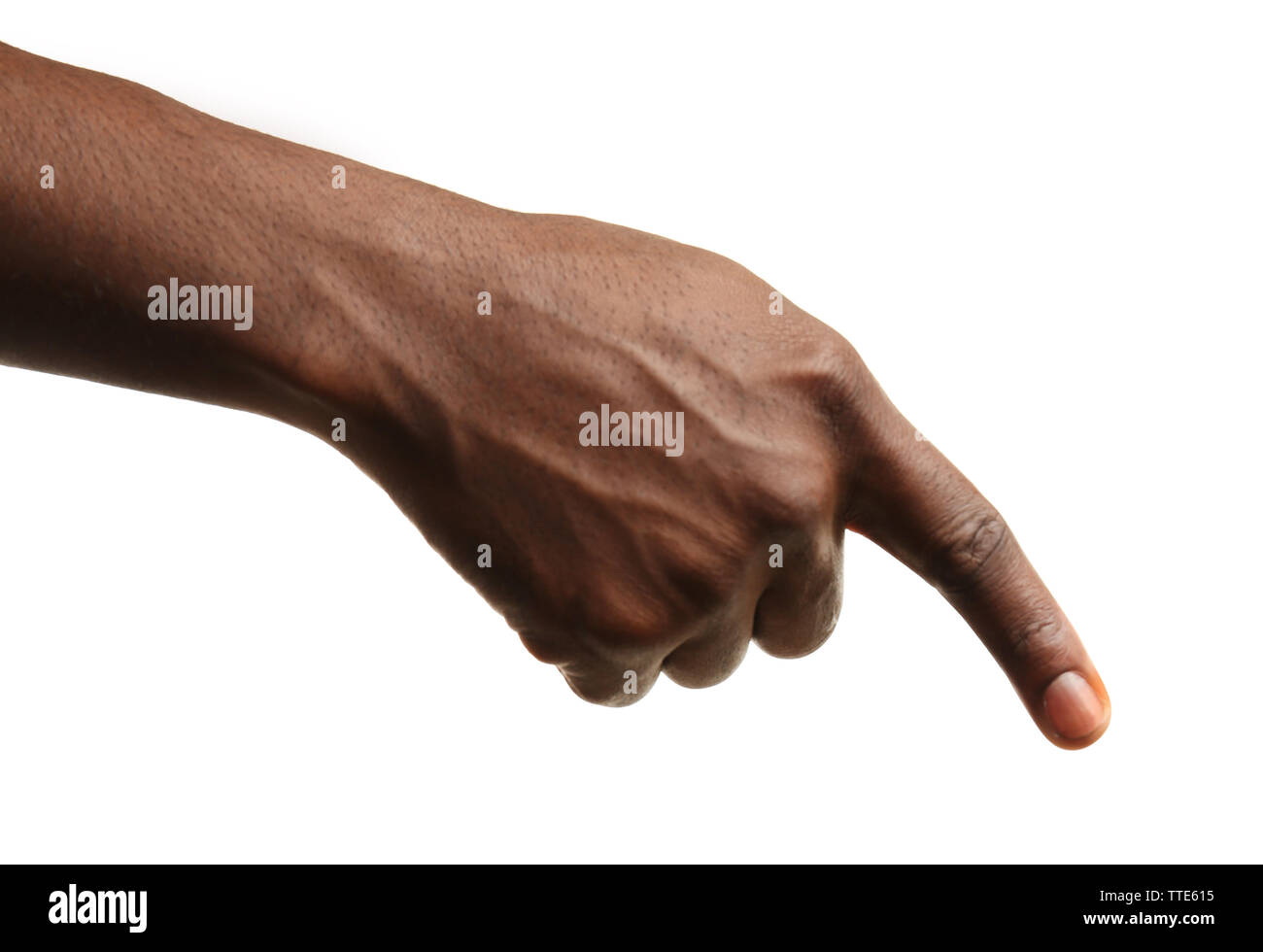 Human hand isolated on white Stock Photo - Alamy