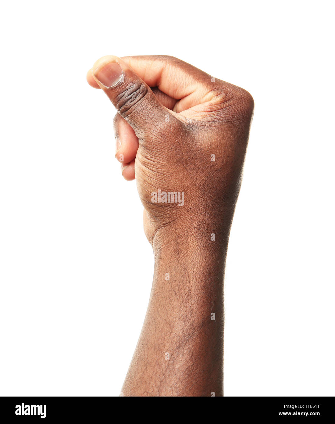 Human hand isolated on white Stock Photo - Alamy
