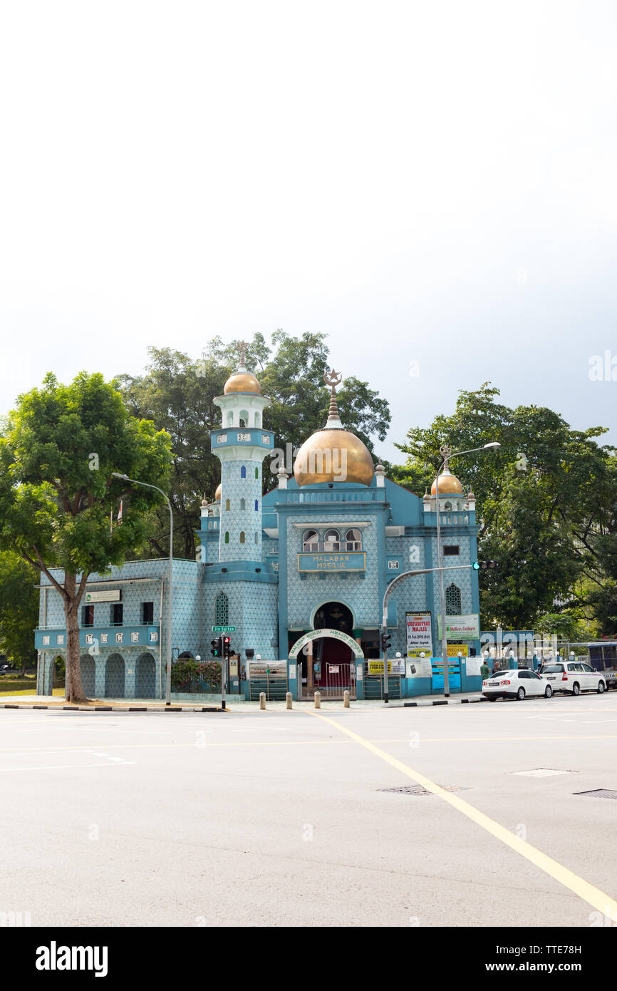 Masjid Malabar, also known as Golden Dome Mosque Stock Photo - Alamy