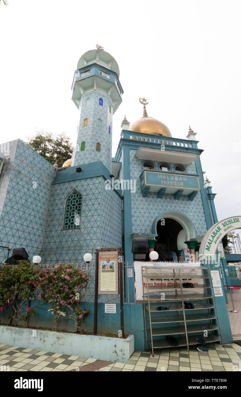 Masjid Malabar, also known as Golden Dome Mosque Stock Photo - Alamy