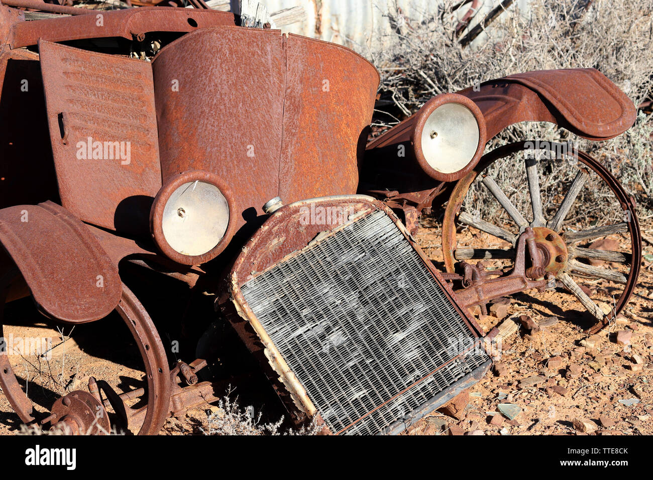 Old Car Outback South Australia Stock Photo - Alamy