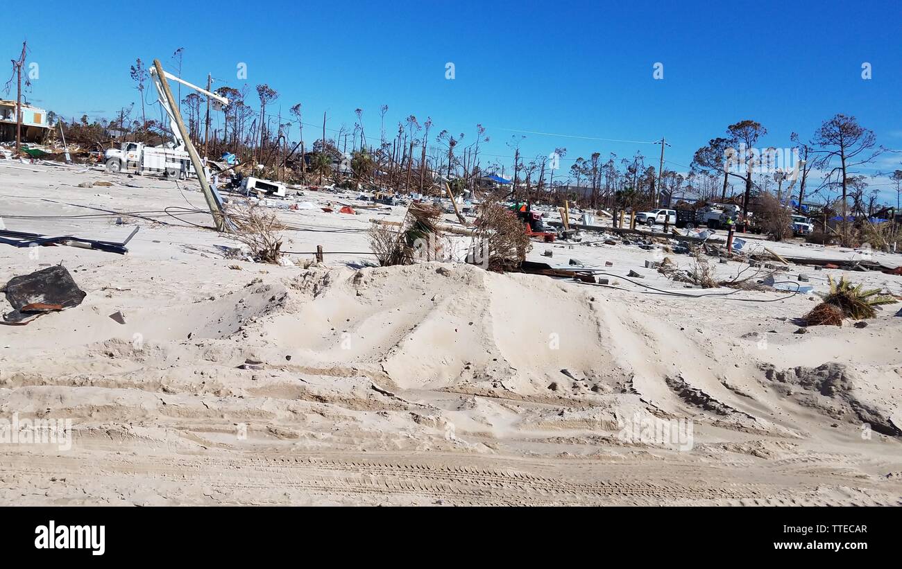 Panama city hurricane michael damage hi-res stock photography and ...