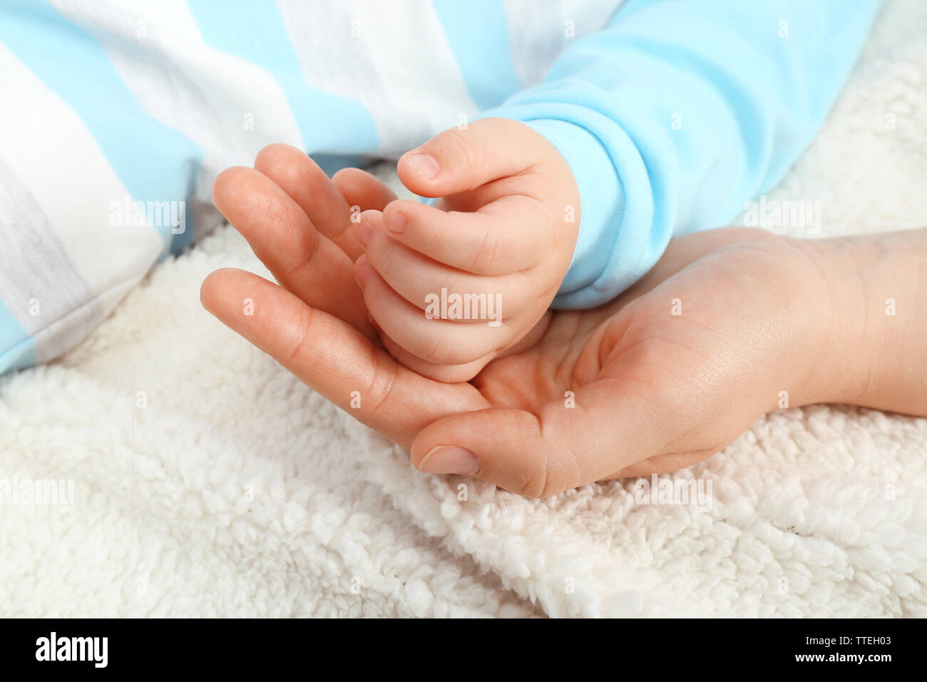 Baby's hand, close up Stock Photo - Alamy