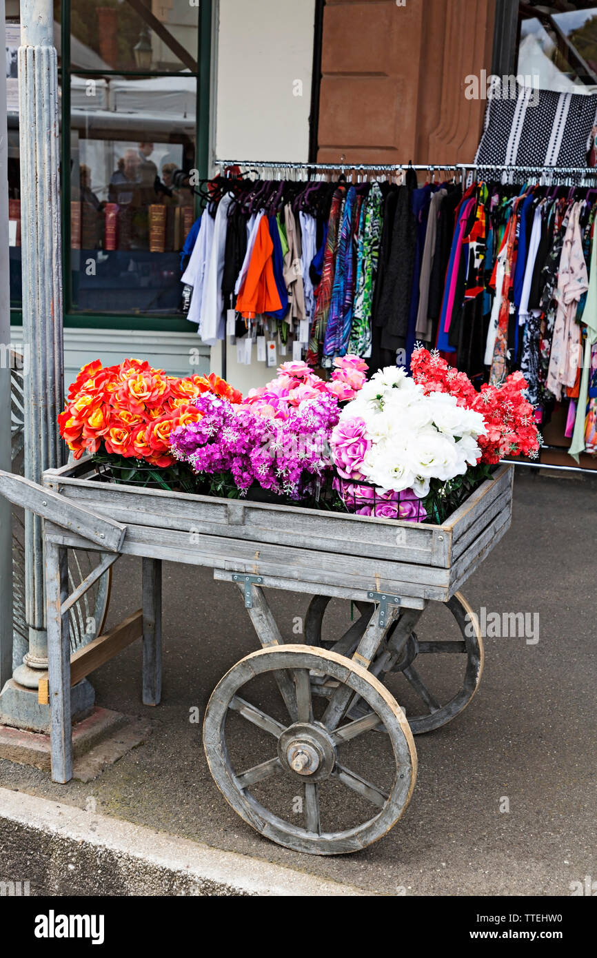 Clunes Booktown festival in the 1850`s gold mining town of Clunes in ...