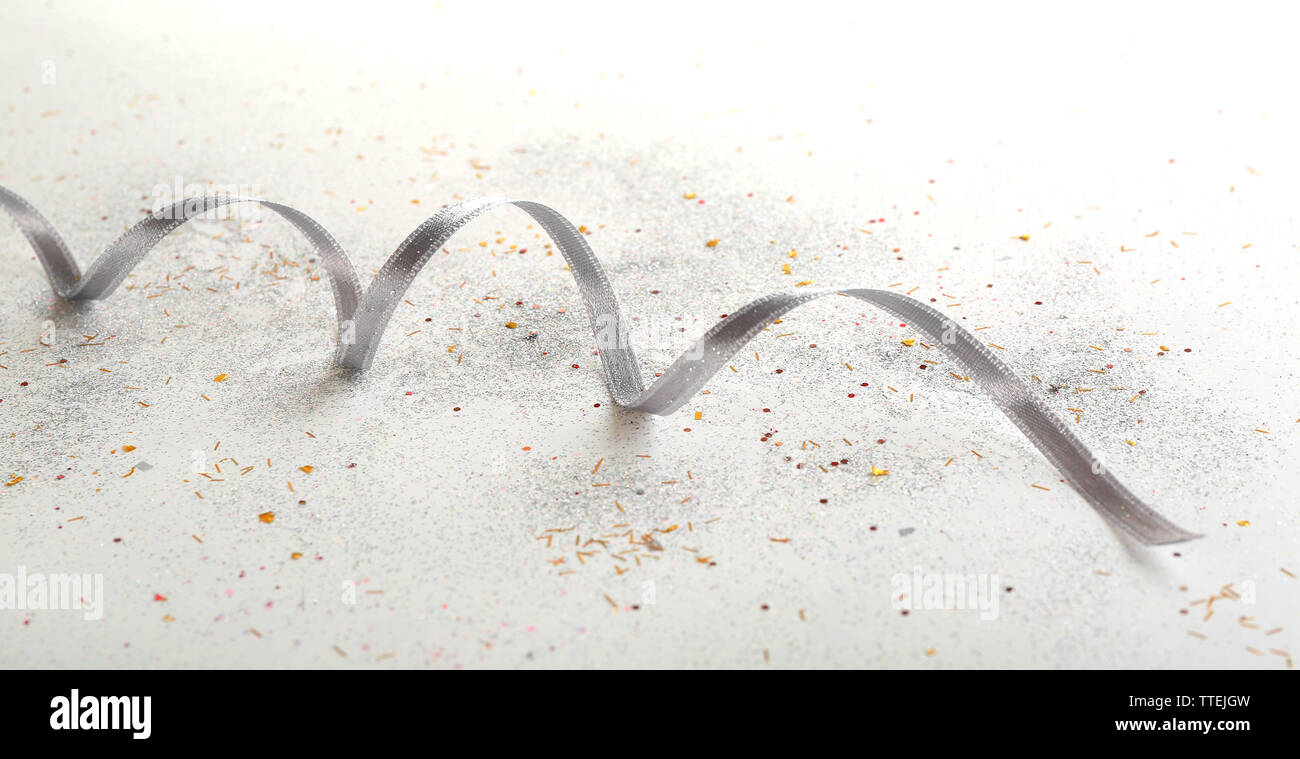 Silver christmas background curly hi-res stock photography and images ...