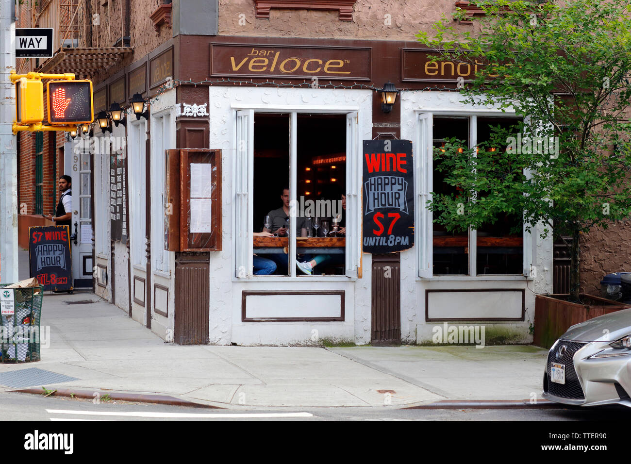 Bar Veloce, 796 Greenwich St, New York, NY. exterior storefront of a ...