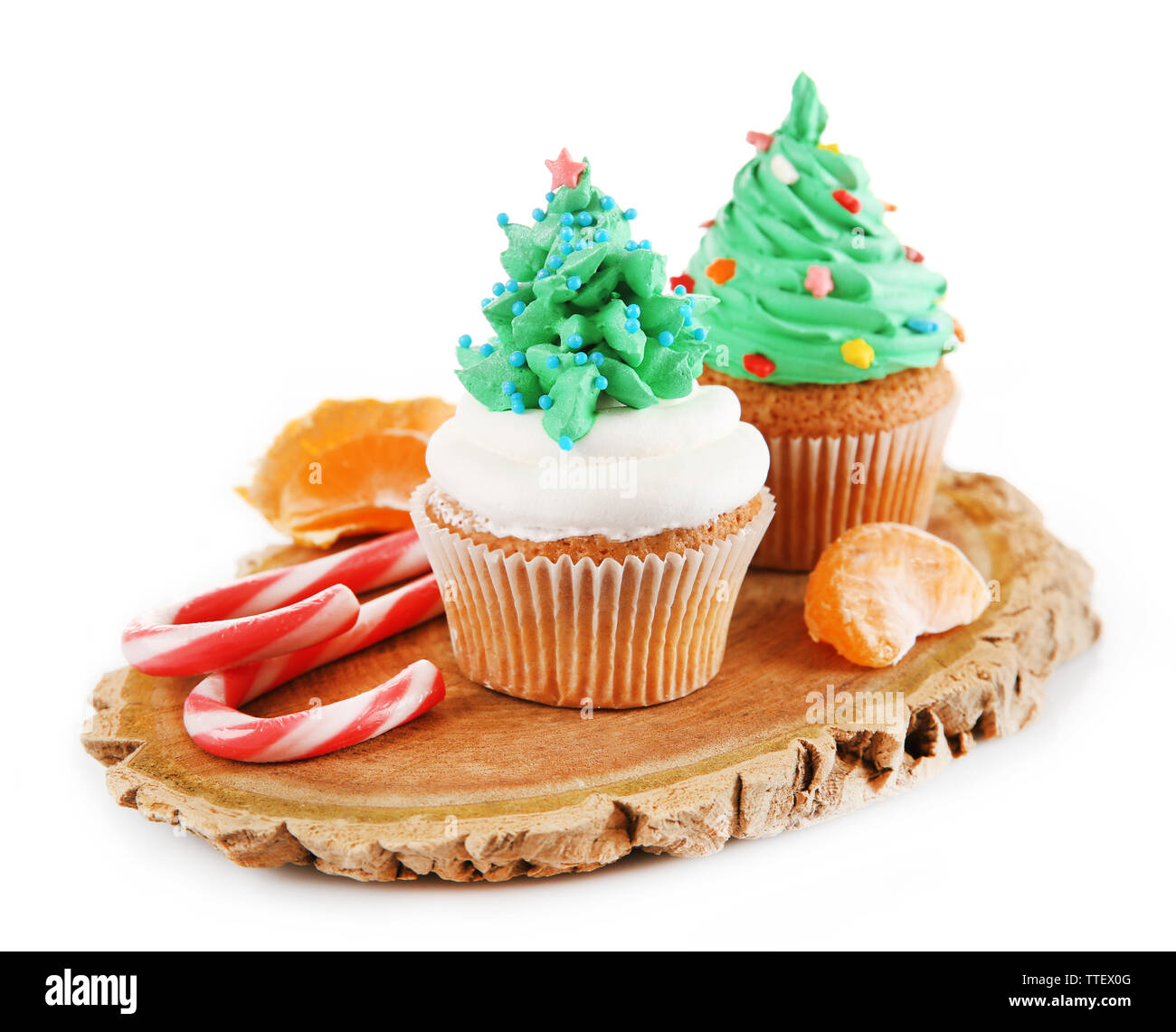 Christmas background decorations cup Cut Out Stock Images & Pictures ...