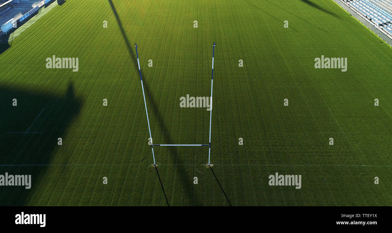 Rugby field aerial view hi-res stock photography and images - Alamy