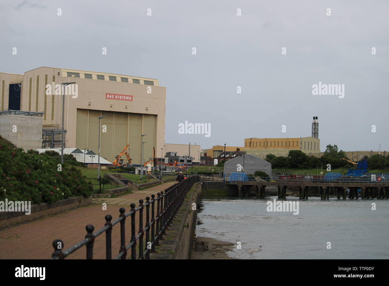 Barrow In Furness, Cumbria, UK. BAE Systems, Submarine Builders. The ...
