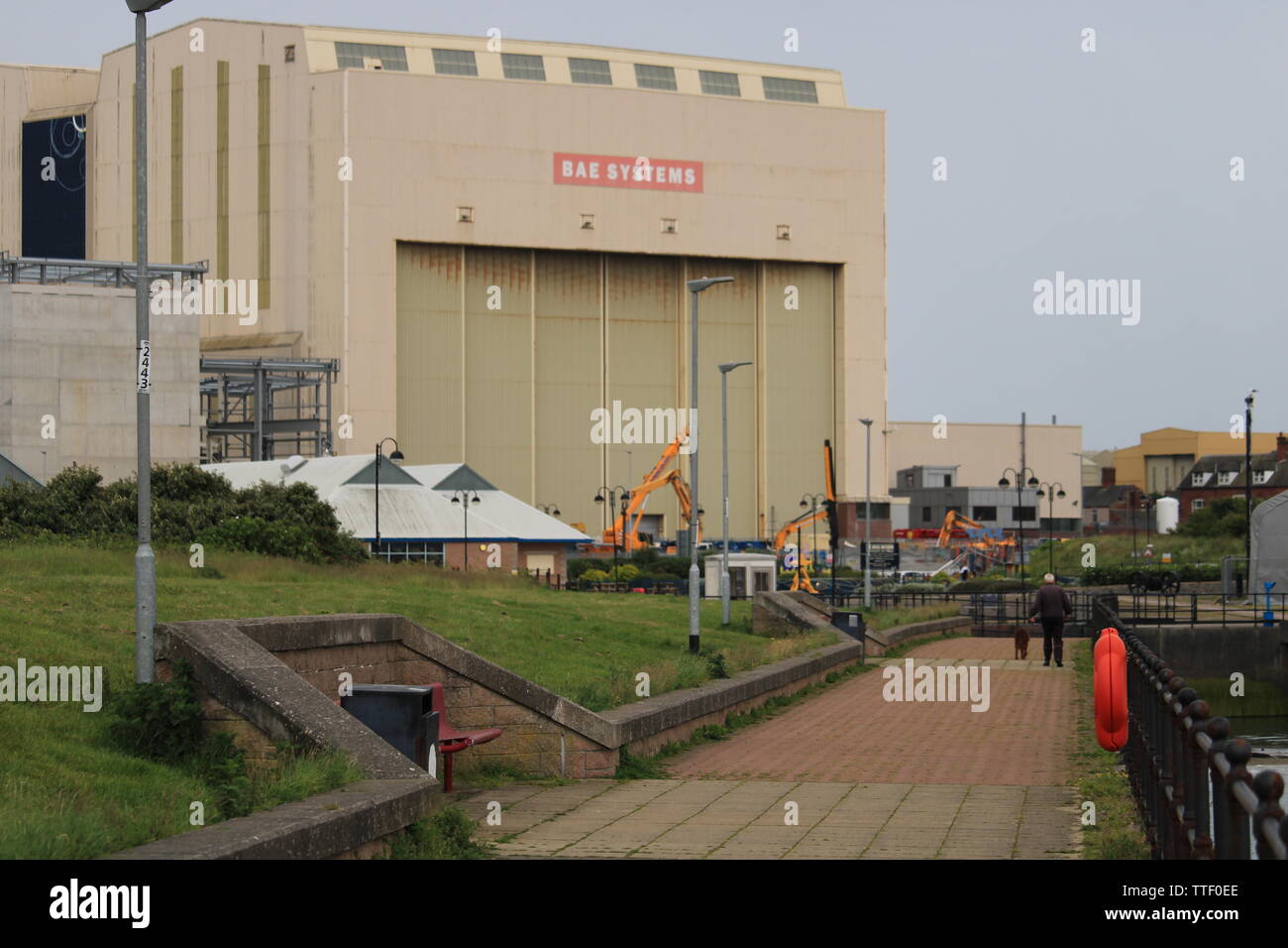 Barrow In Furness, Cumbria, UK. BAE Systems, Submarine Builders. The ...