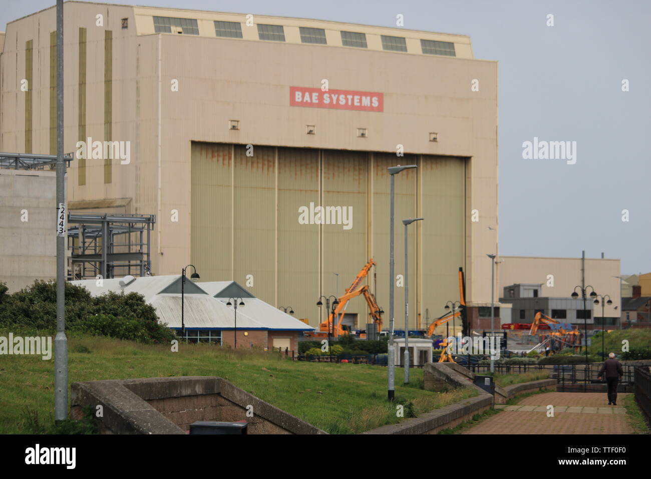 Barrow In Furness, Cumbria, UK. BAE Systems, Submarine Builders. The ...