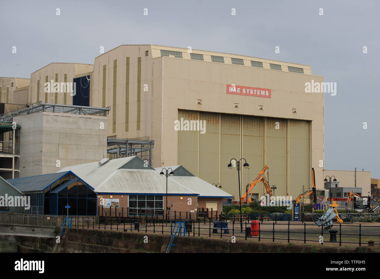 Barrow In Furness, Cumbria, UK. BAE Systems, Submarine Builders. The ...