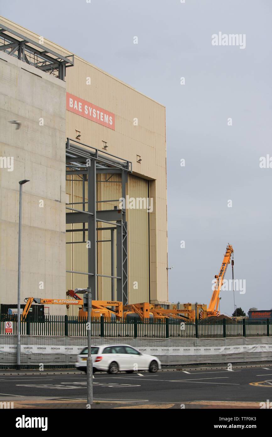 Barrow In Furness, Cumbria, UK. BAE Systems, Submarine Builders. The ...
