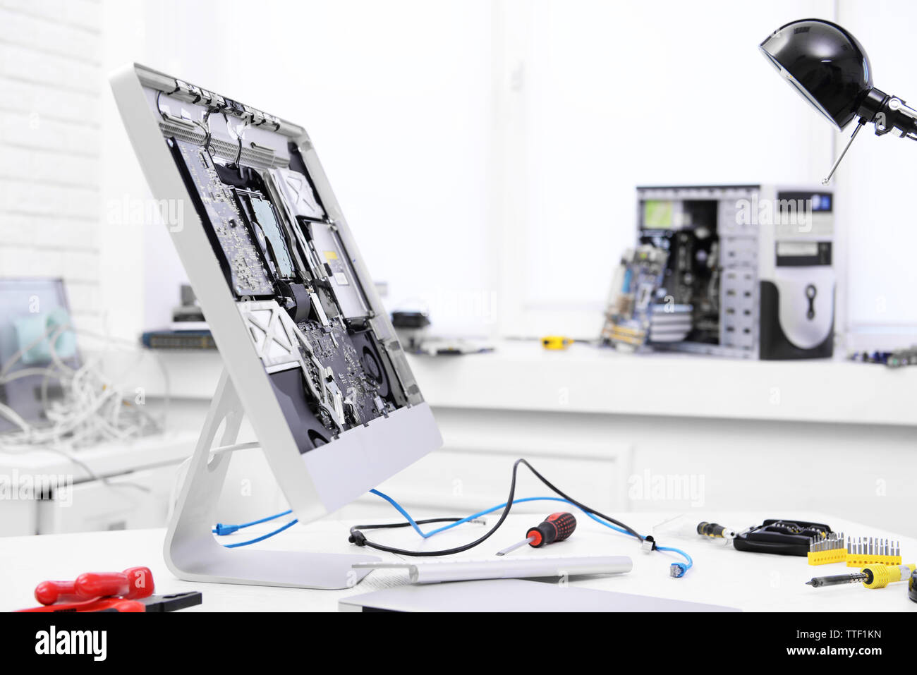 Broken Table Lamp High Resolution Stock Photography and Images - Alamy