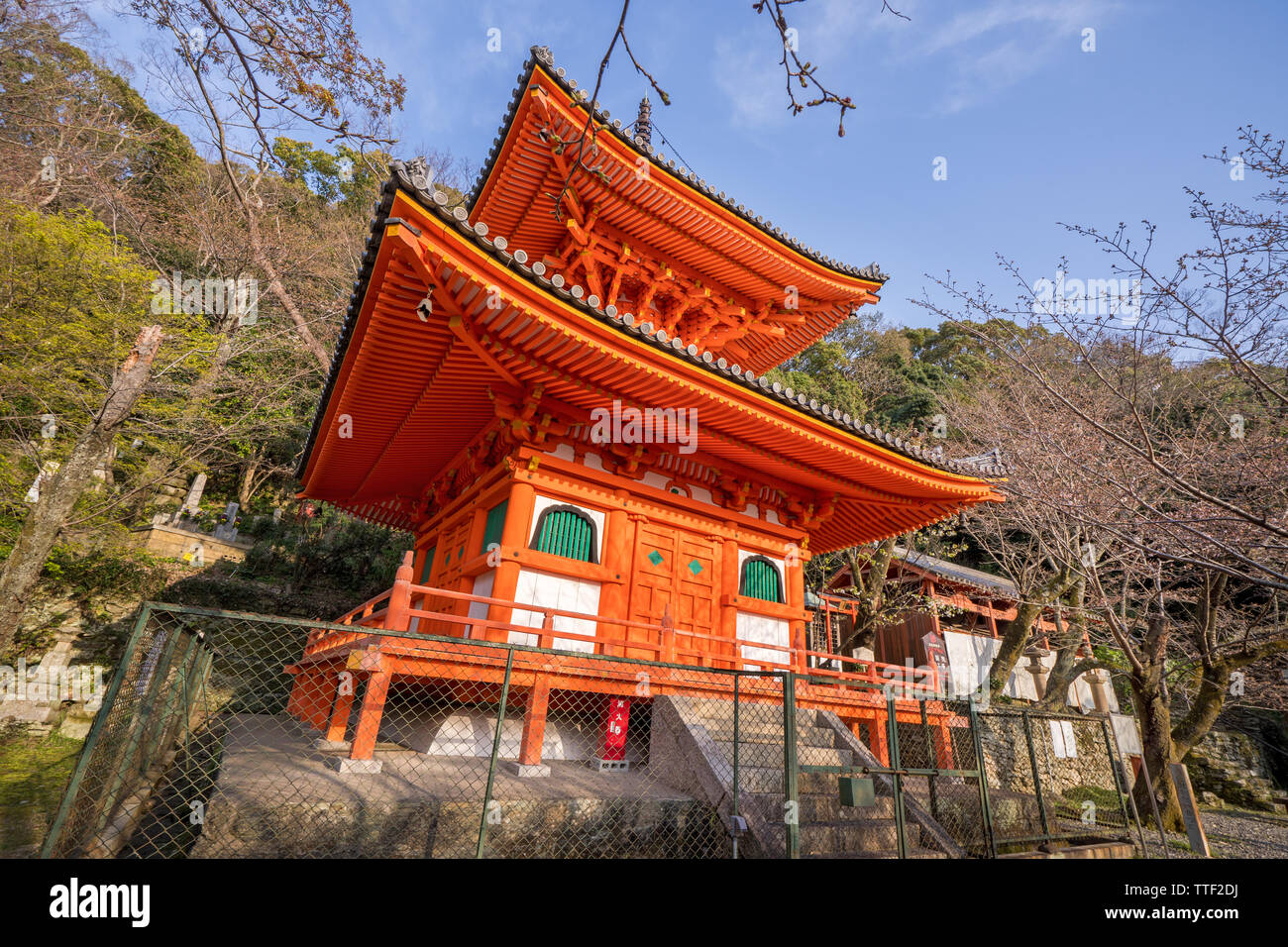Wakayama, Japan - March. 27, 2019: Beautiful Kimiidera (Kimii temple ...