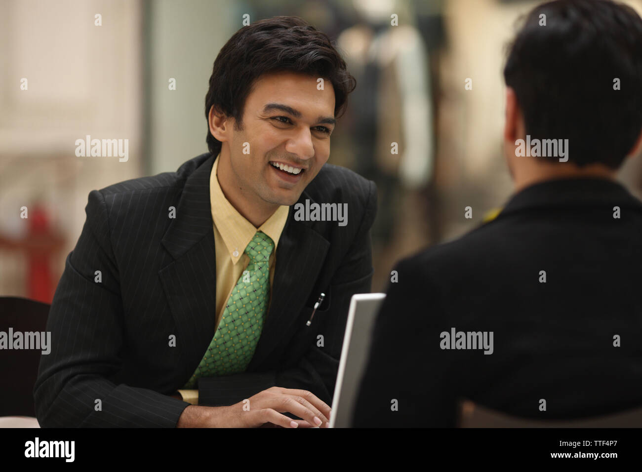 Two business executives in meeting Stock Photo - Alamy