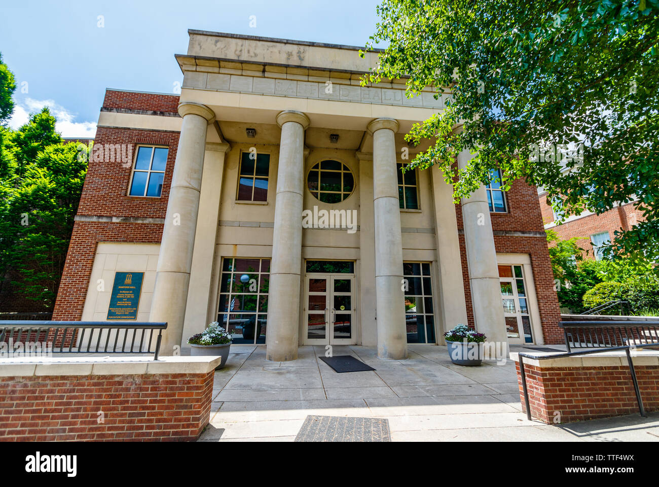 ATHENS, GA, USA - May 3: Sanford Hall on May 3, 2019 at the University ...