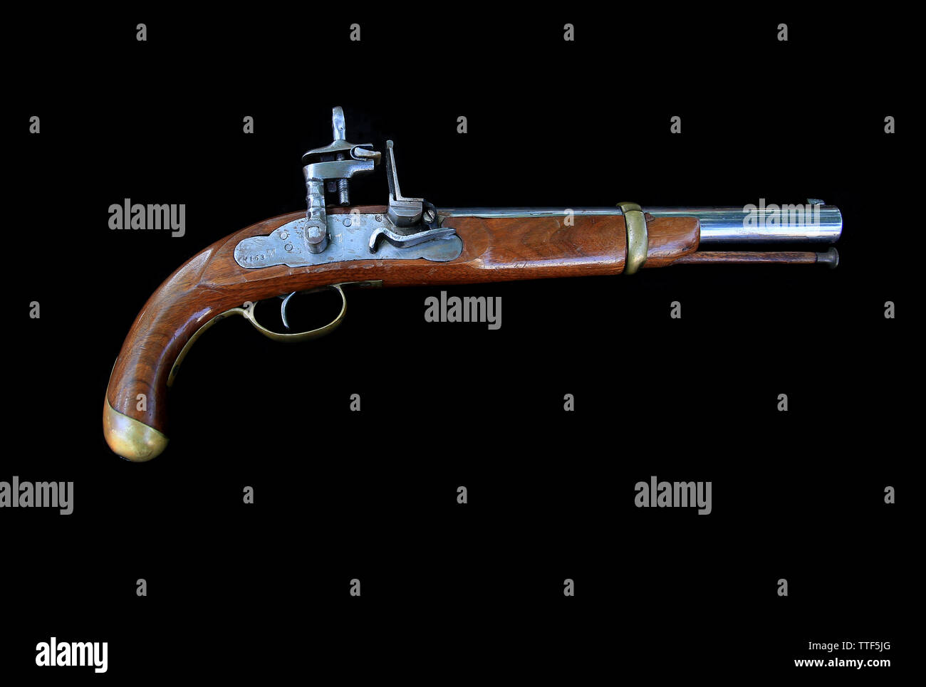 Antique pistol, Medieval Festival, Old City of Krakow, Poland Stock ...