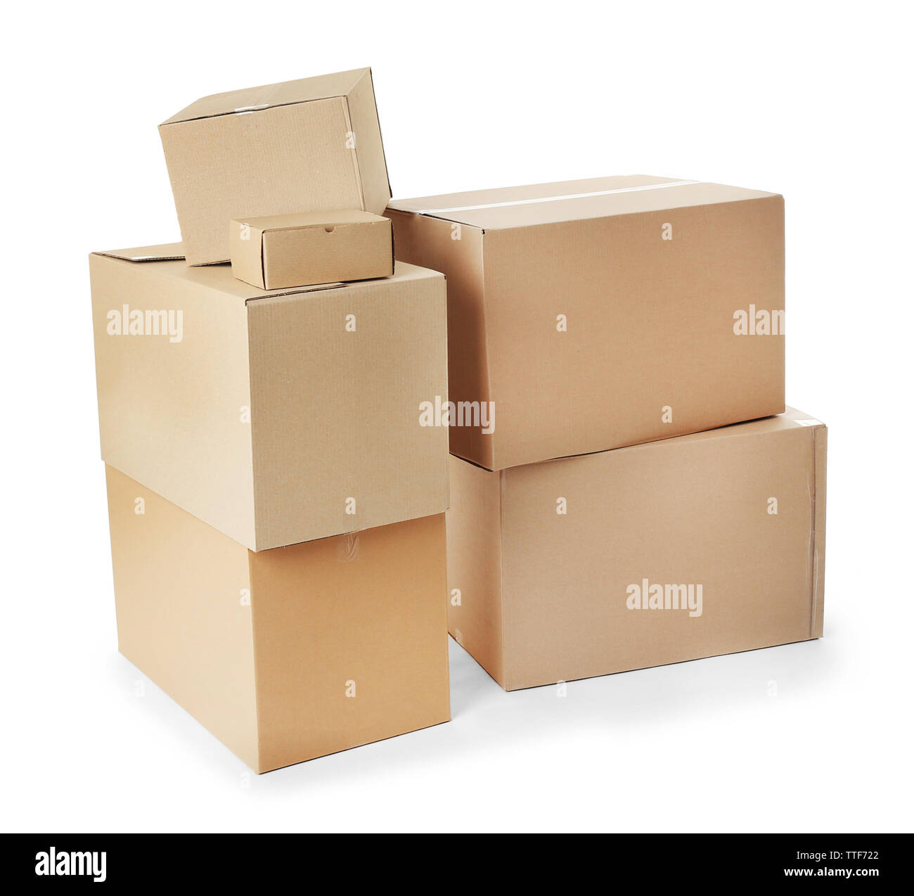 Packages delivery mail service Cut Out Stock Images & Pictures - Alamy