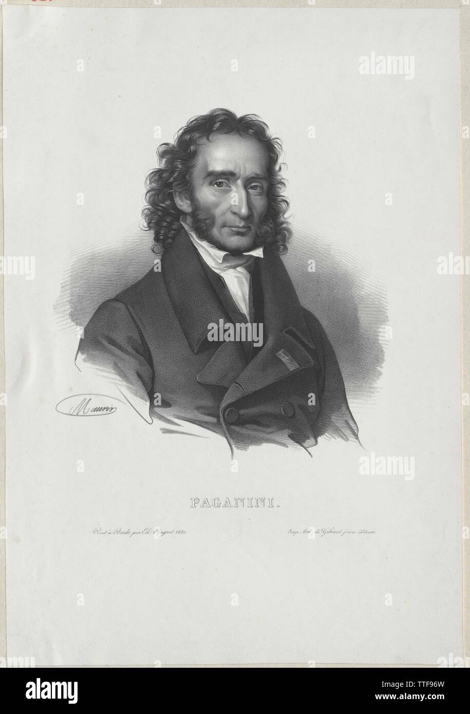 Niccolo paganini hi-res stock photography and images - Alamy