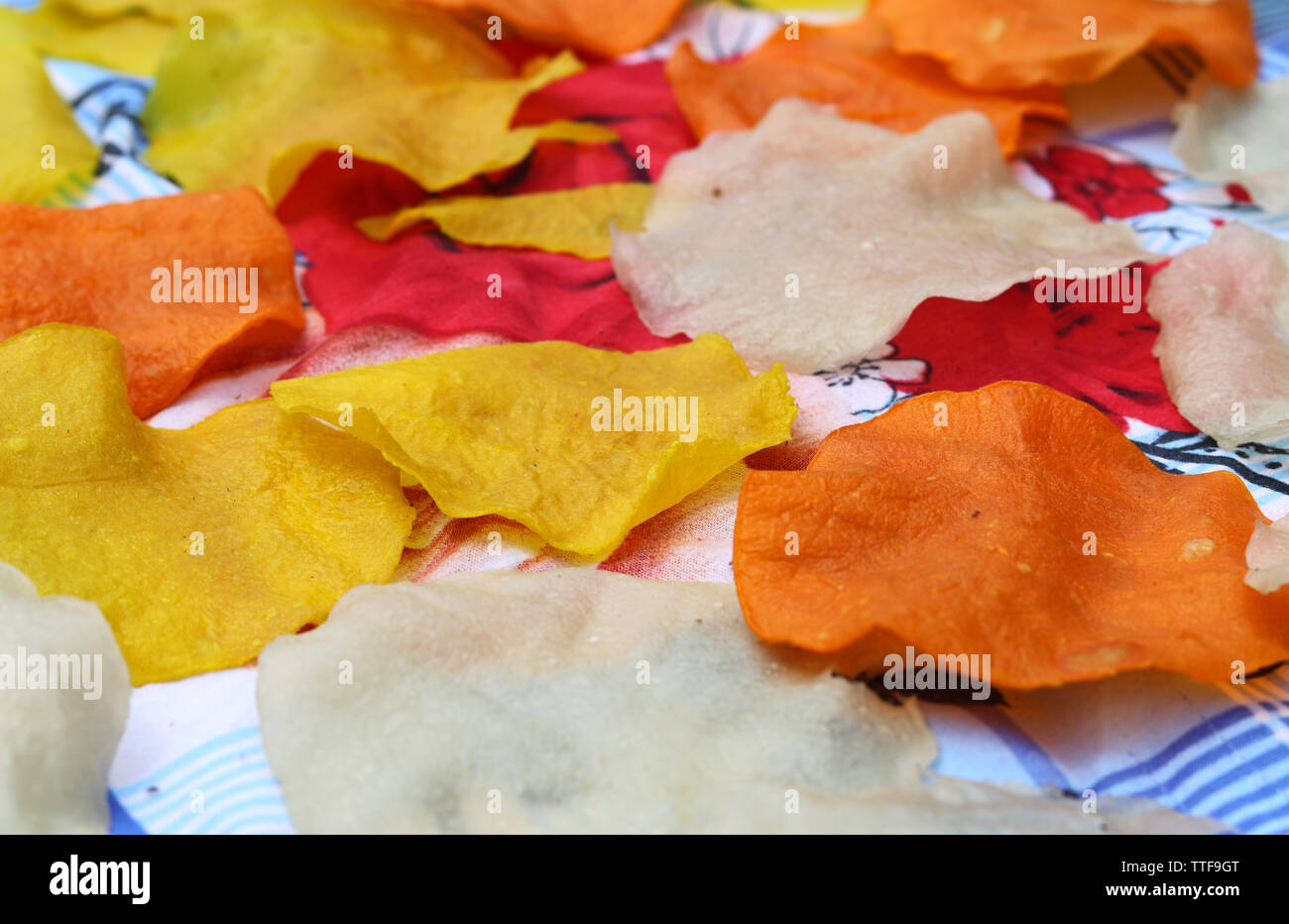 Papadum an Indian Tasty Snack Food Item Stock Photo - Alamy