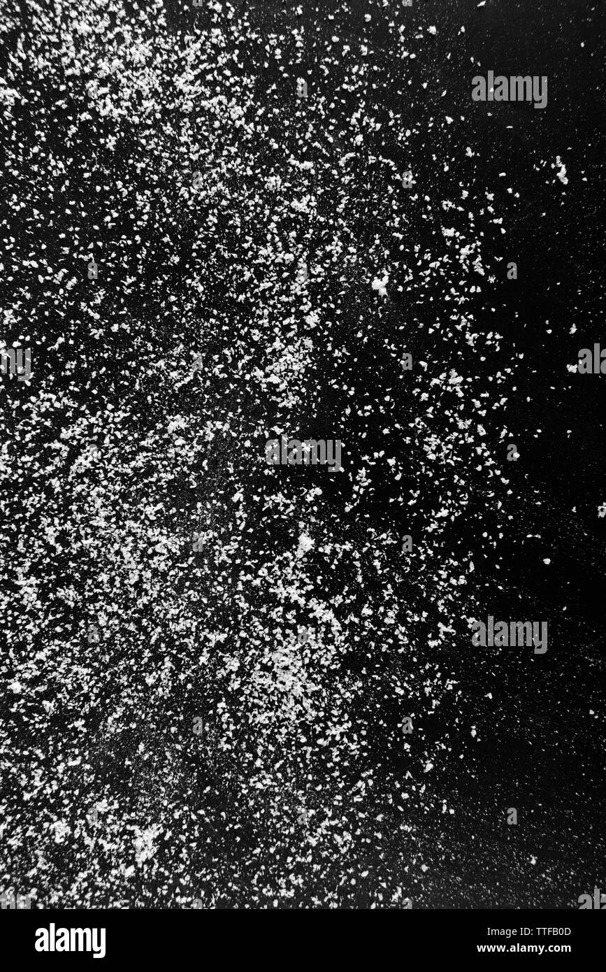 Christmas background text falling white Black and White Stock Photos ...