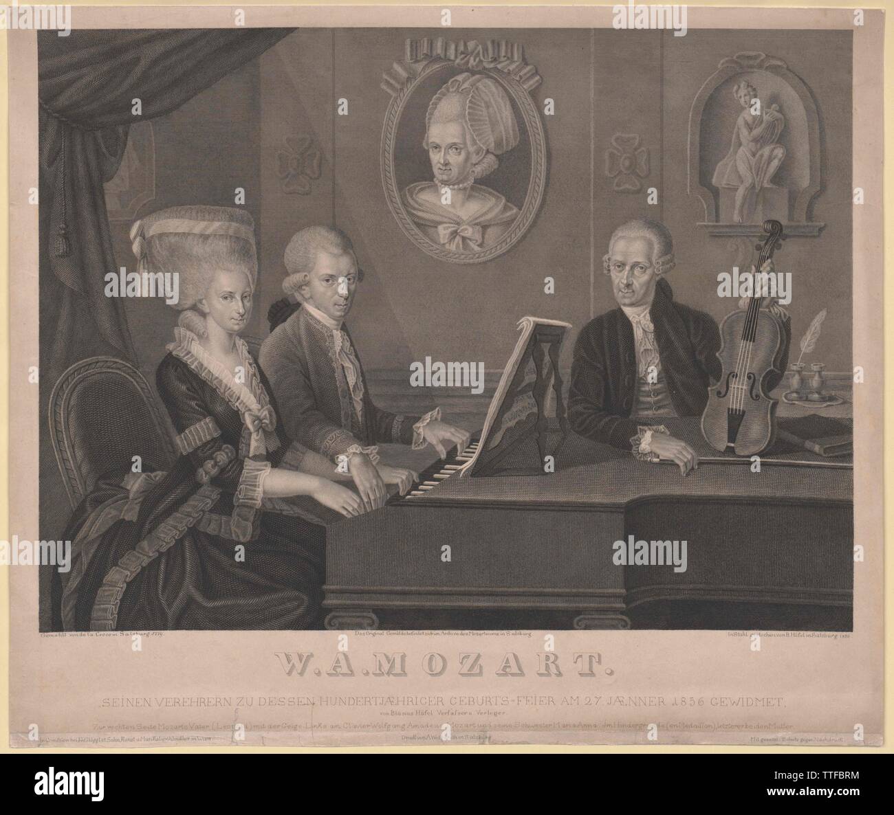 Wolfgang Amadeus Mozart Family Tree