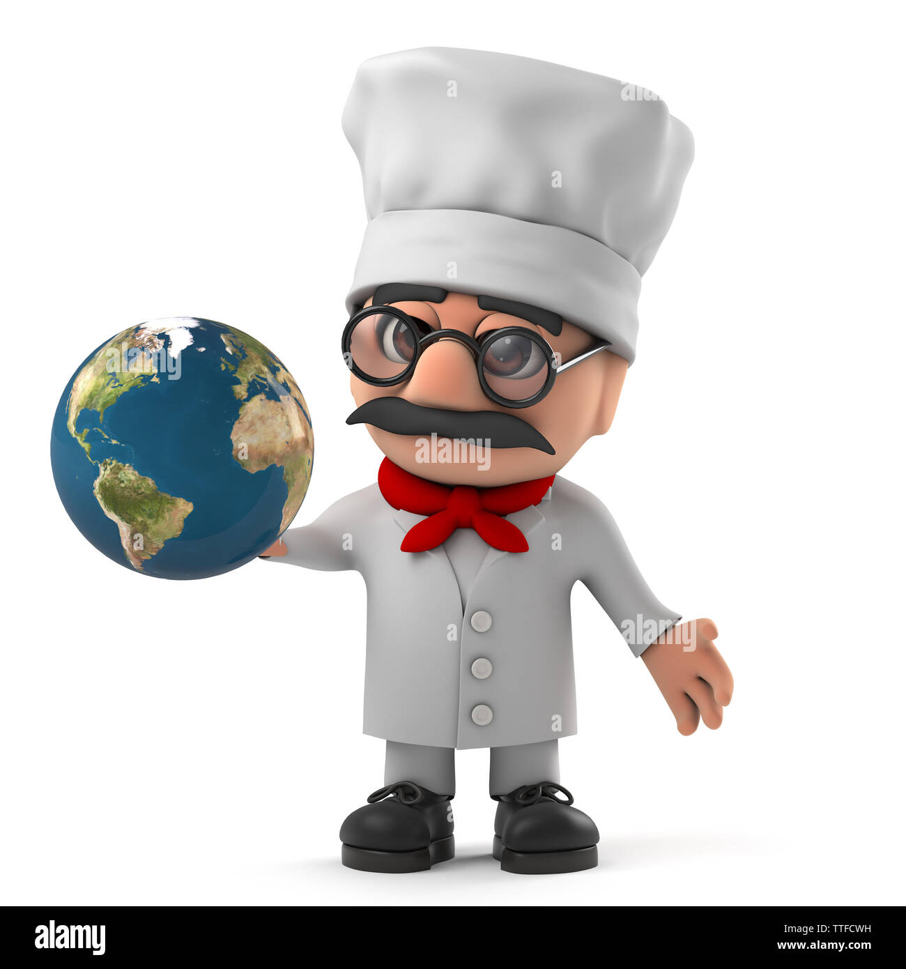 Cartoon Italian Chef Mustache High Resolution Stock Photography and ...
