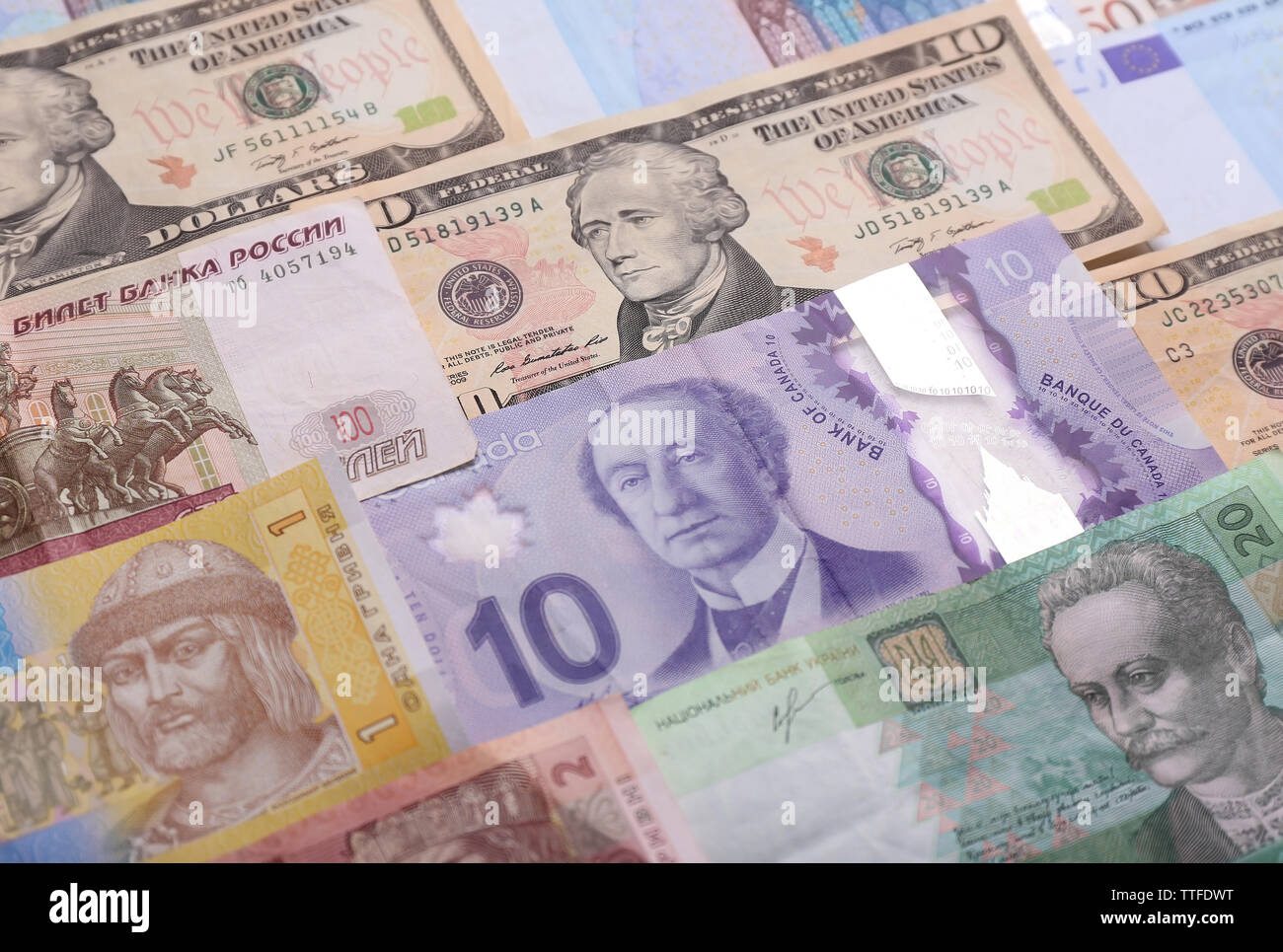Background made of money banknotes Stock Photo - Alamy