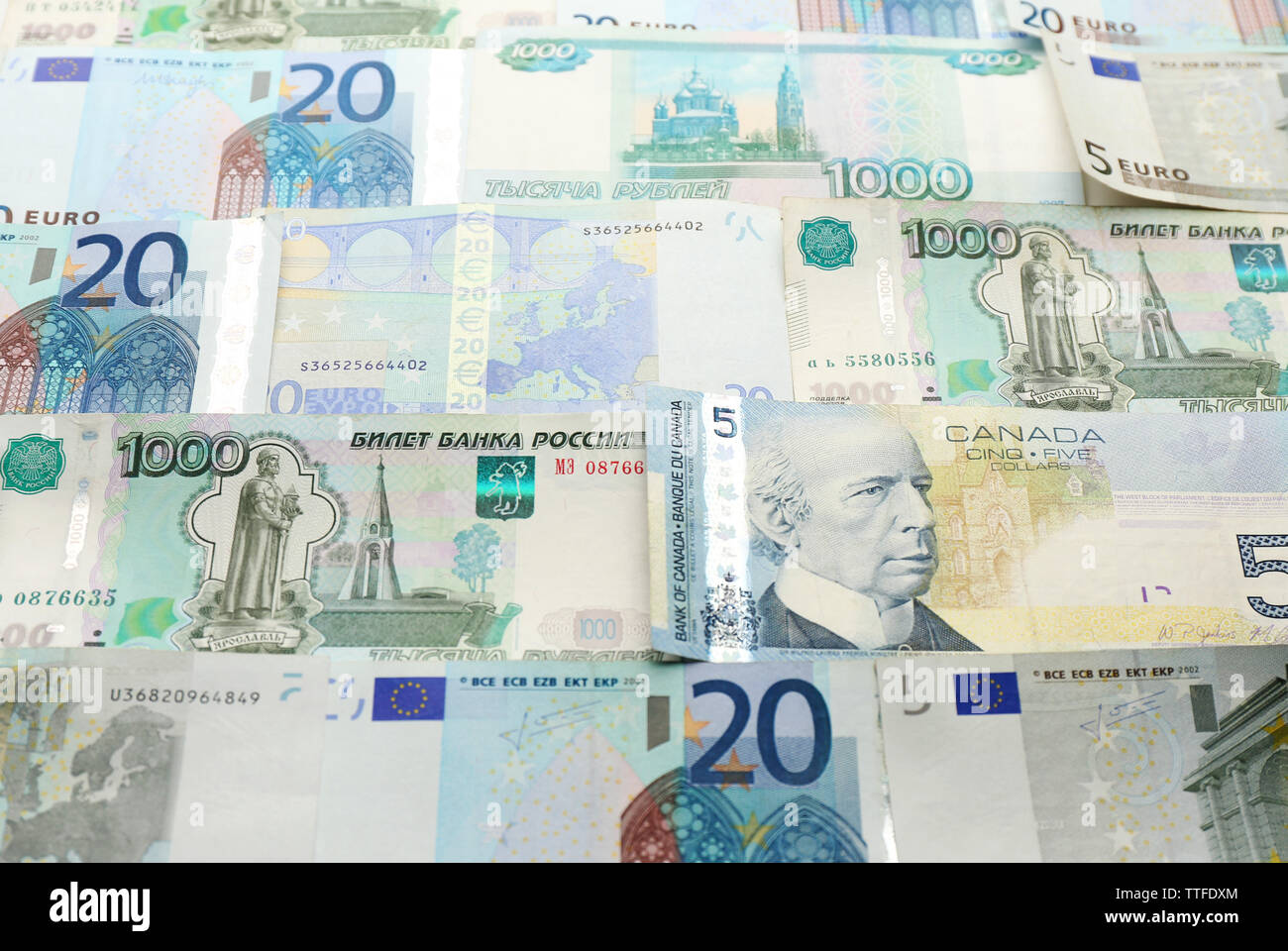 Background made of money banknotes Stock Photo - Alamy