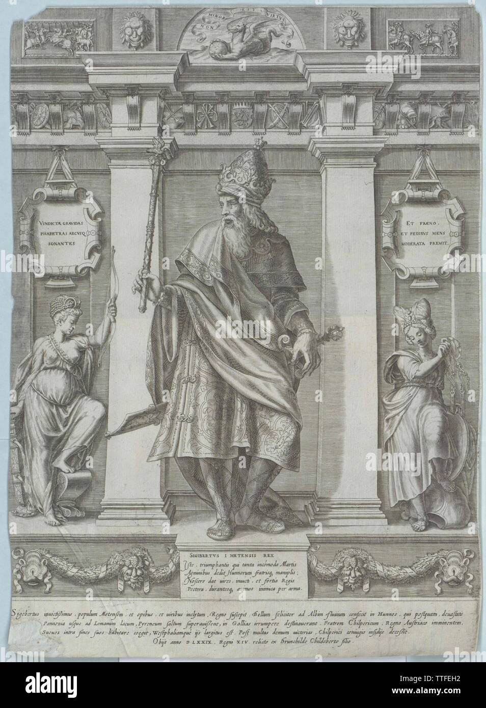 Sigibert I, King of the Franks, Additional-Rights-Clearance-Info-Not ...