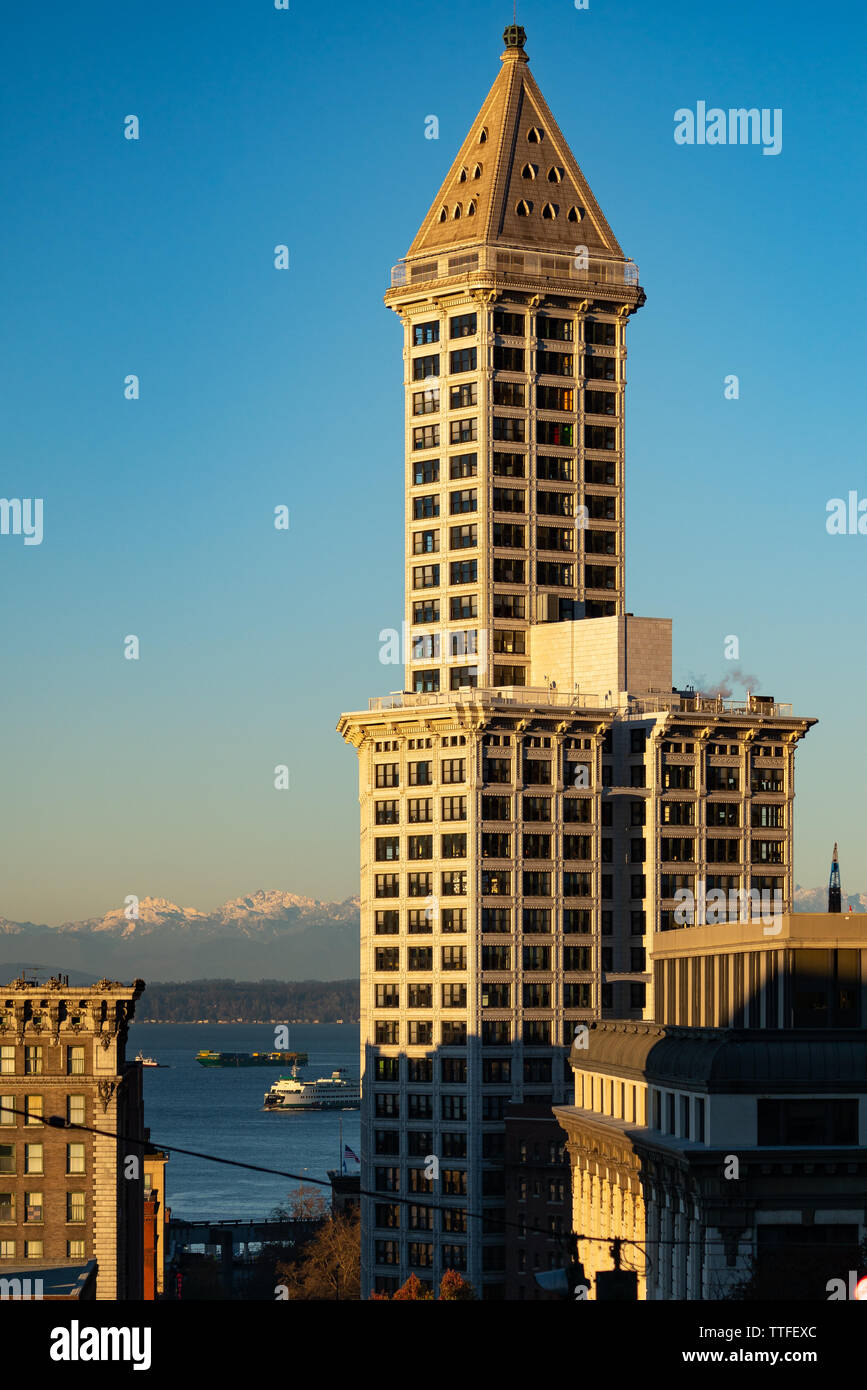 Smith Tower, Seattle, WA Stock Photo - Alamy