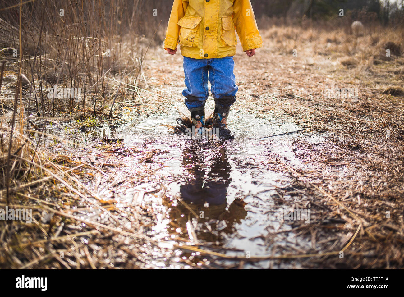 Dirty water puddle hi-res stock photography and images - Alamy