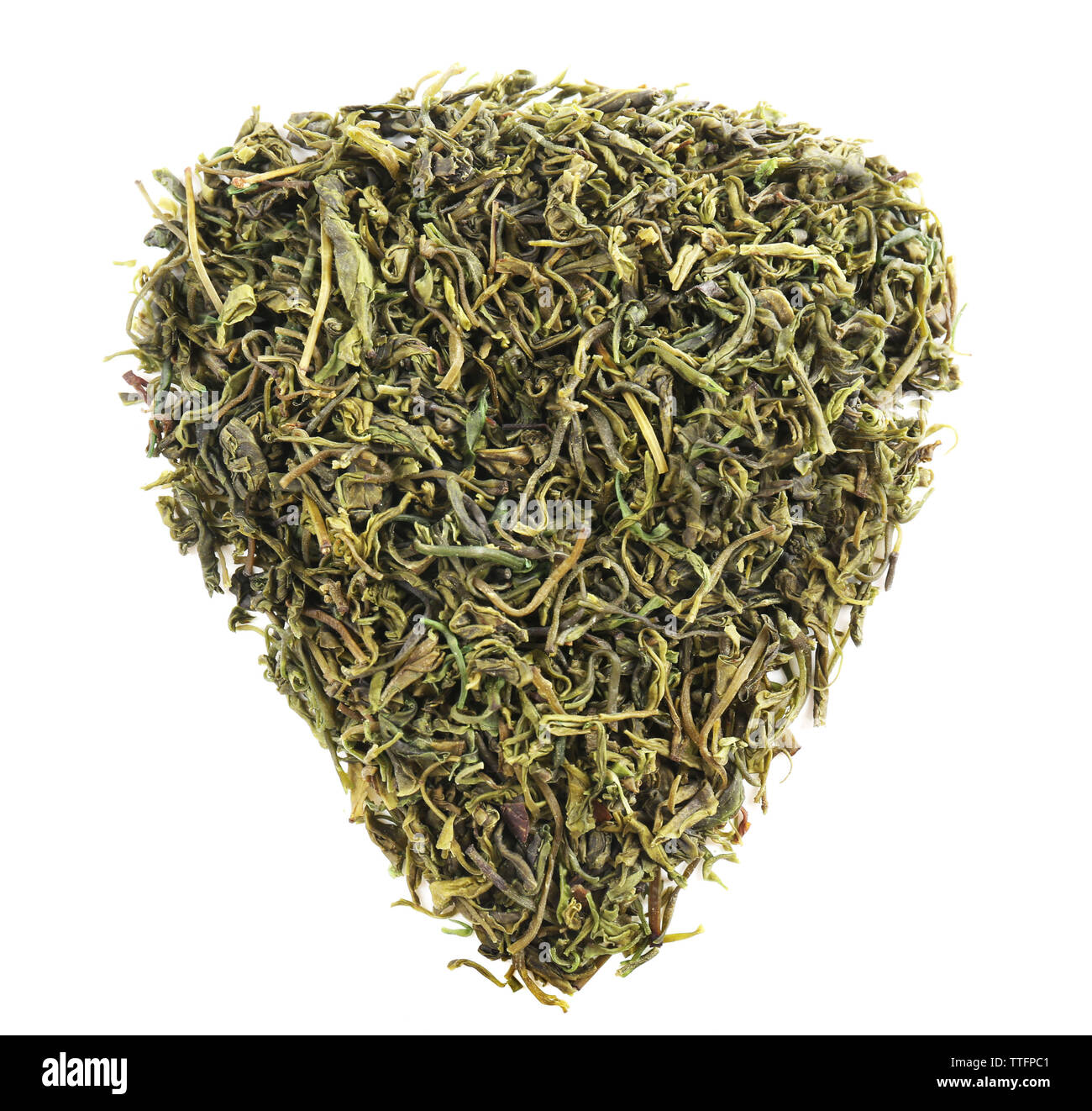 Bunch of Kuding tea, isolated on white Stock Photo - Alamy