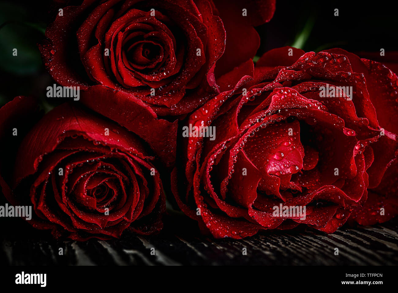 Red roses for Valentine's Day Stock Photo - Alamy