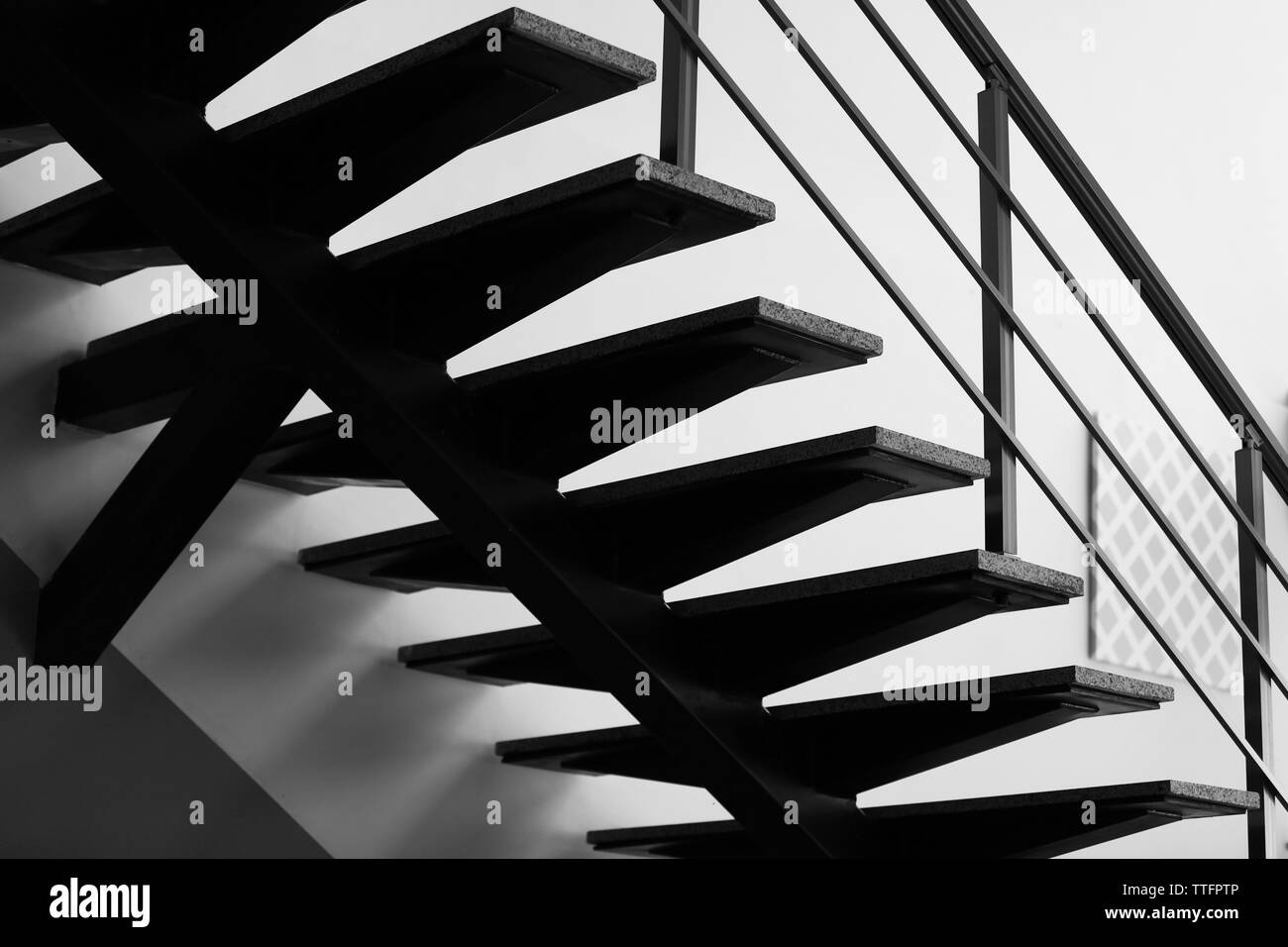 Modern stairs in office Stock Photo - Alamy