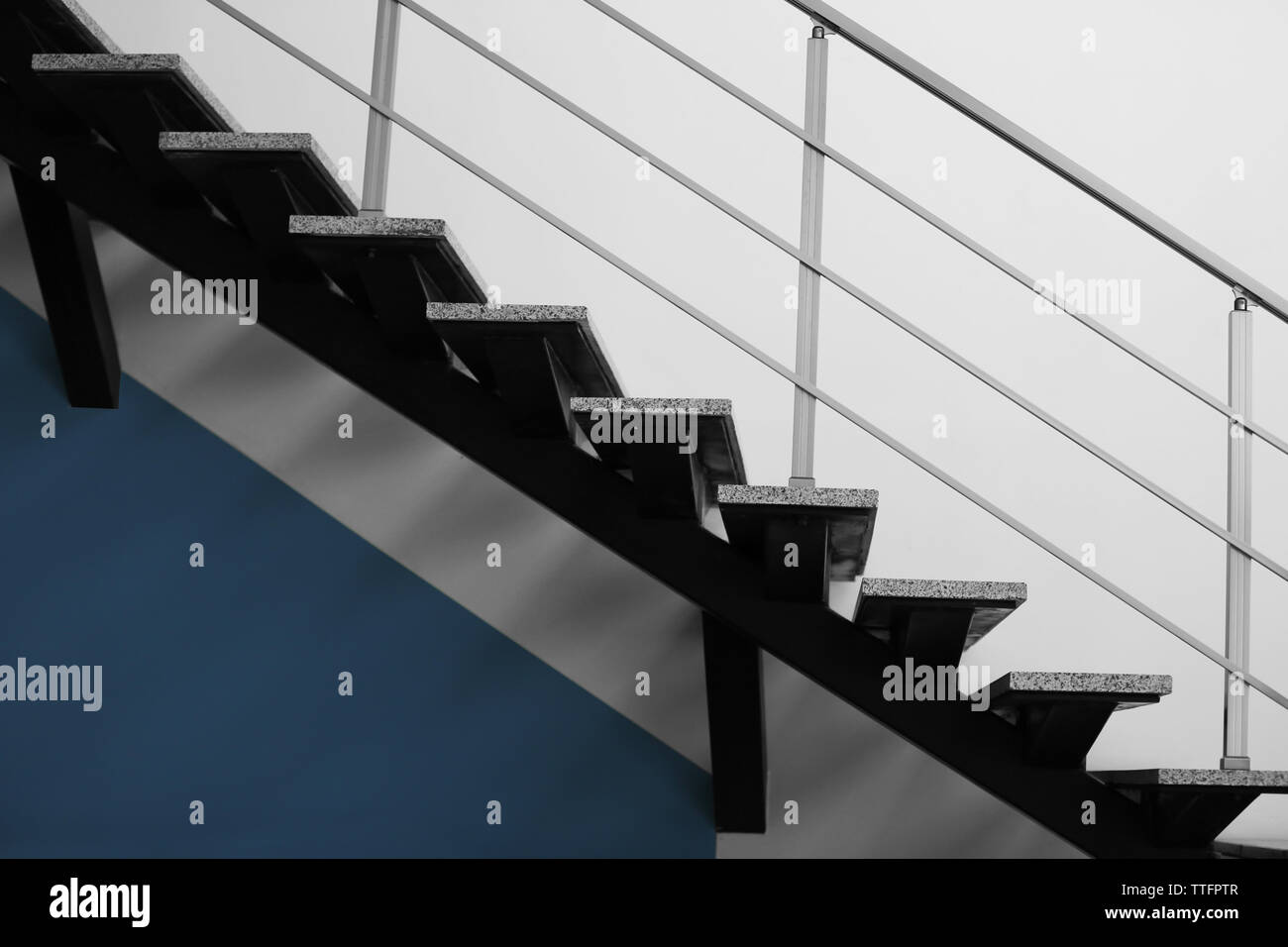 Modern stairs in office Stock Photo - Alamy