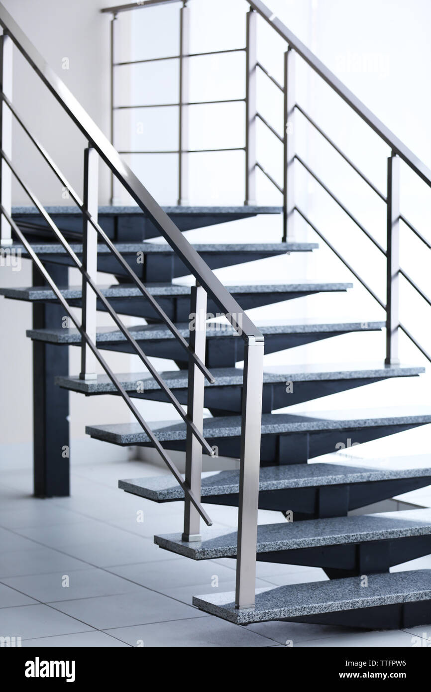Modern stairs in office Stock Photo - Alamy
