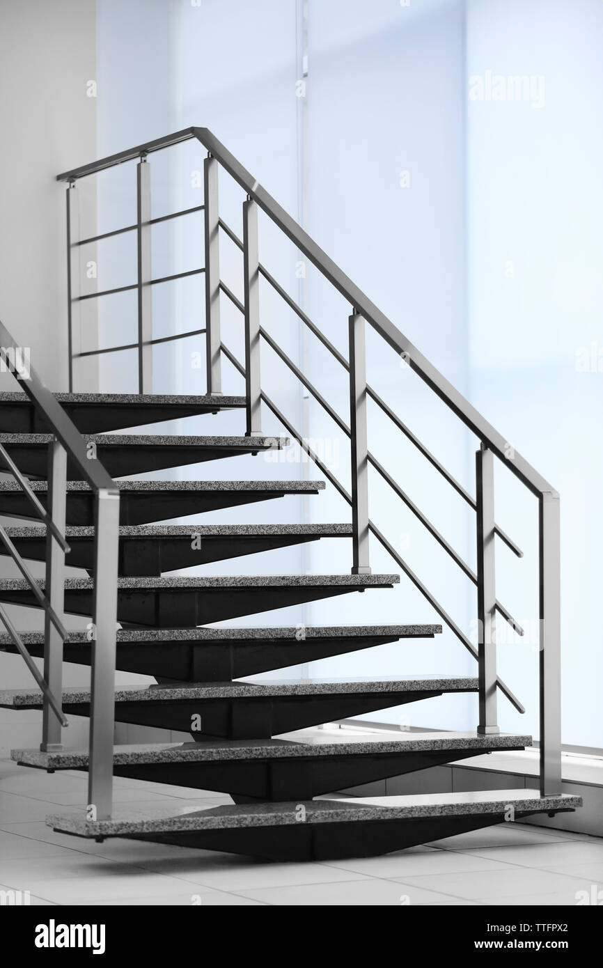 Modern stairs in office Stock Photo - Alamy