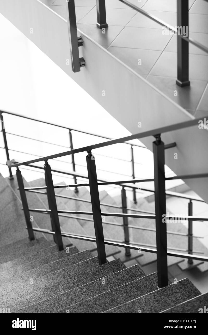 Modern stairs in office Stock Photo - Alamy