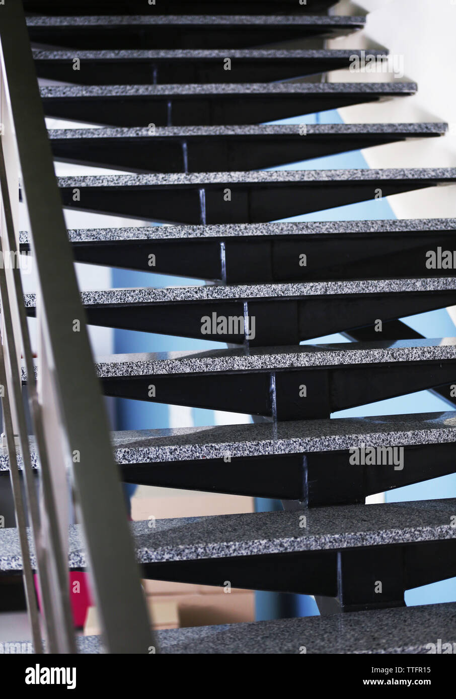 Modern stairs in office Stock Photo - Alamy