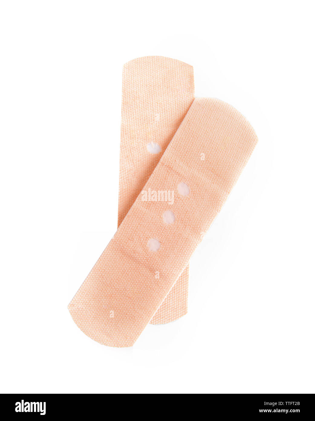 Medical sticking plasters, isolated on white Stock Photo - Alamy