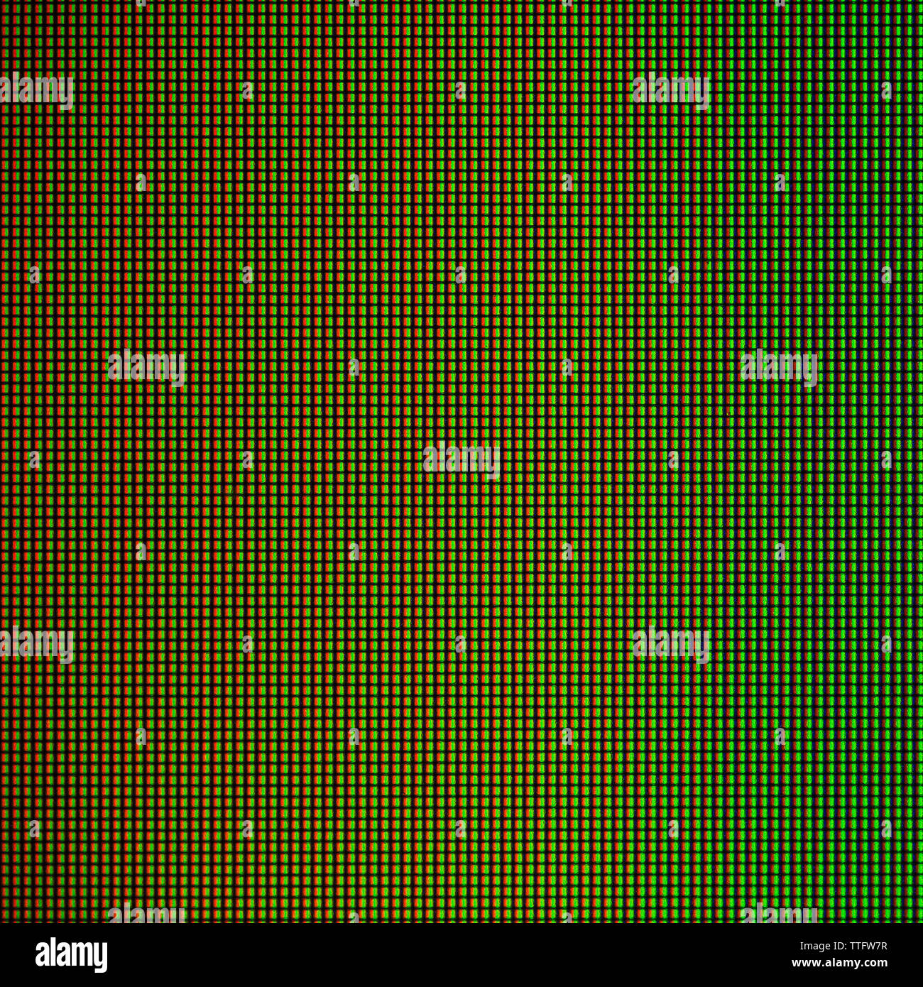 LED lights from LED computer monitor screen display panel for graphic ...