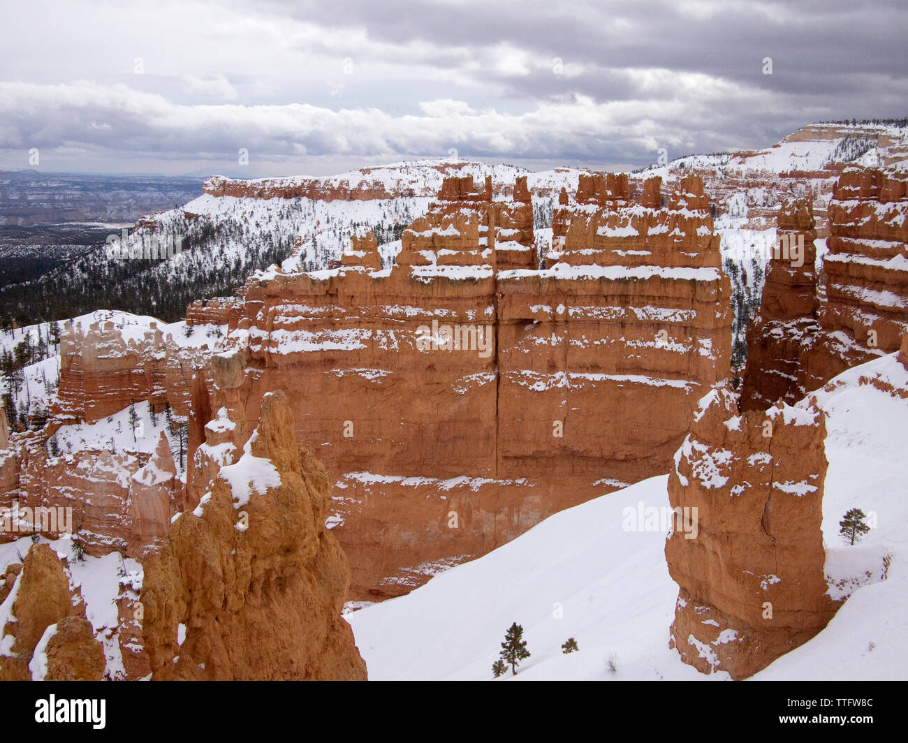 Bryce Canyon in the winter Stock Photo - Alamy