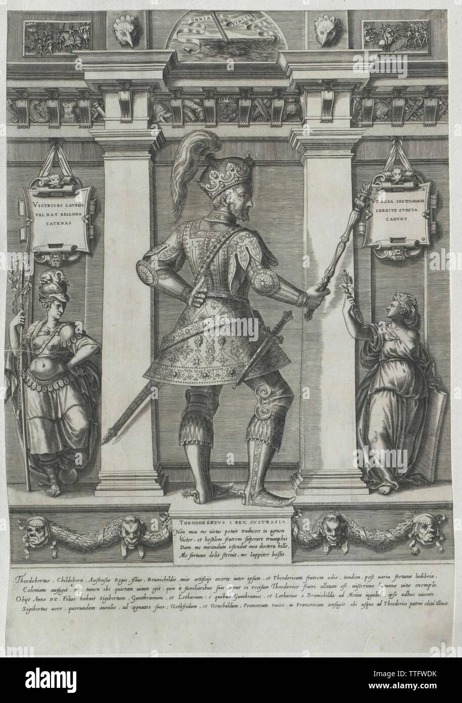 Theudebert I, King of the Franks, Additional-Rights-Clearance-Info-Not ...